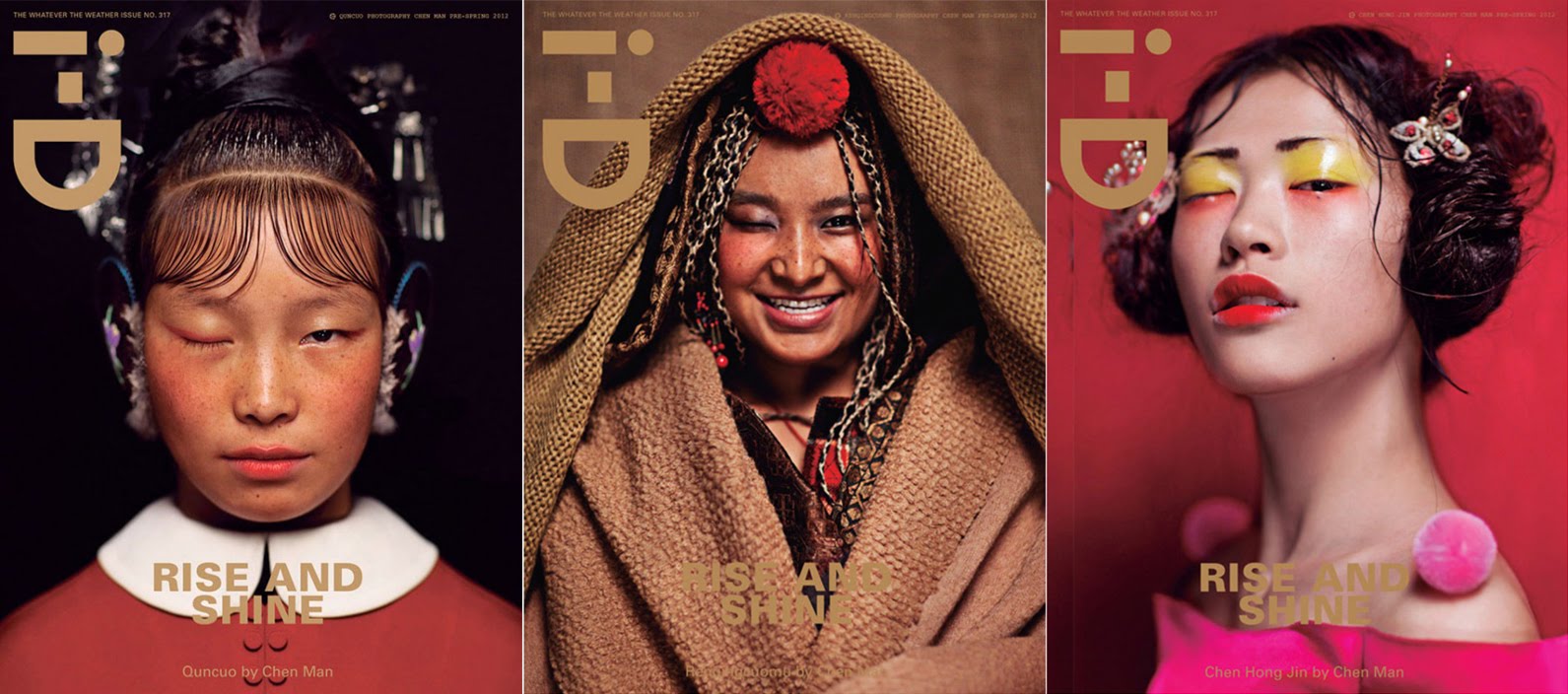 ARCTIC DELIGHT by halewijn BULCKAEN: Chen Man for i-D magazine