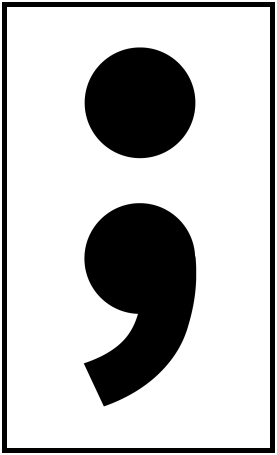 Una sopa de palabras: Signos de puntuación. Punto y coma I