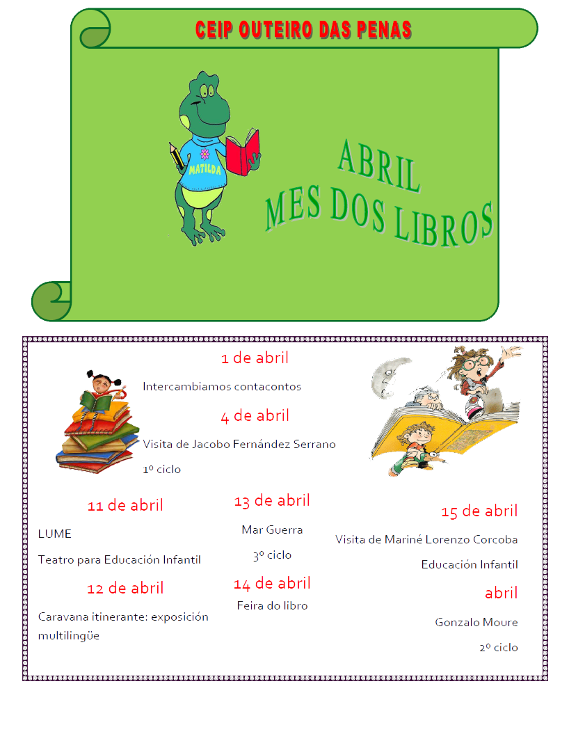 copiaseguridadenovembro: ABRIL, MES DOS LIBROS