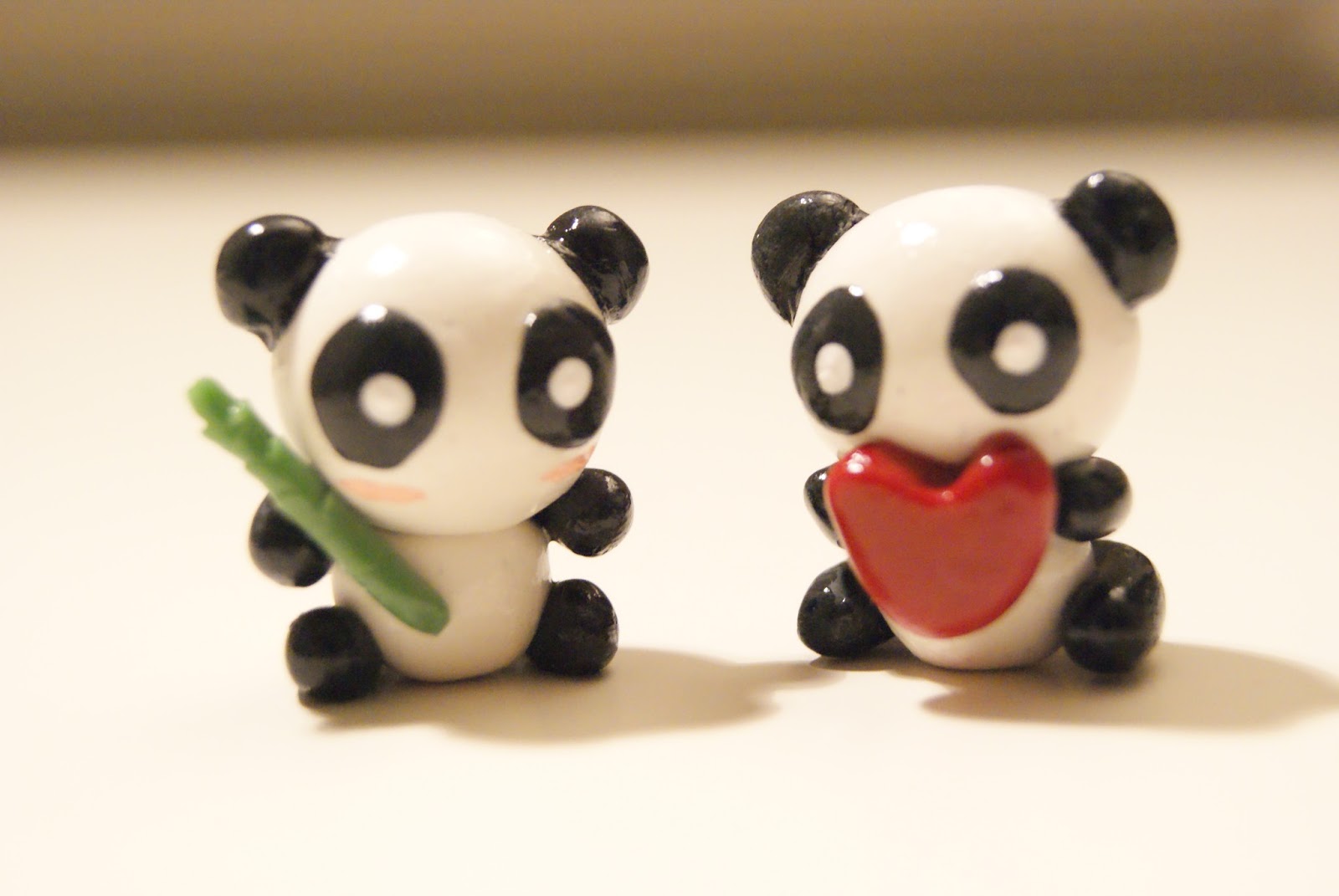 Just Honnie: Episode 13: Polymer Clay Panda Couple Set