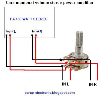 Cara Membuat Volume Power Amplifier