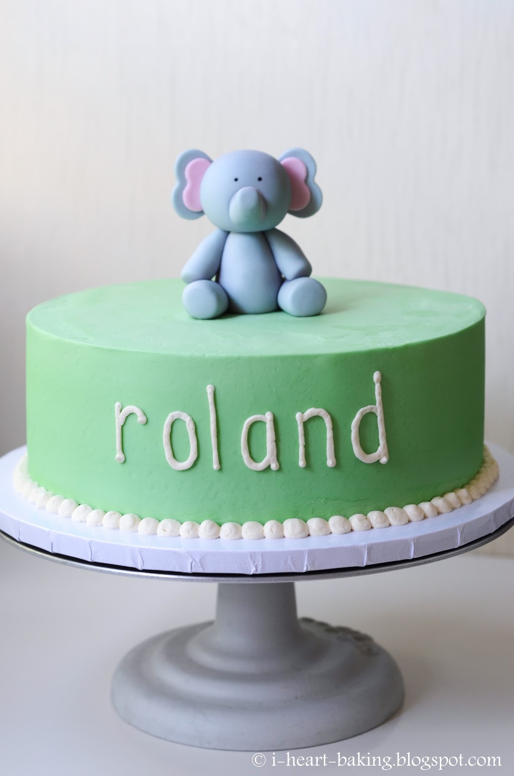i heart baking!: elephant birthday cake