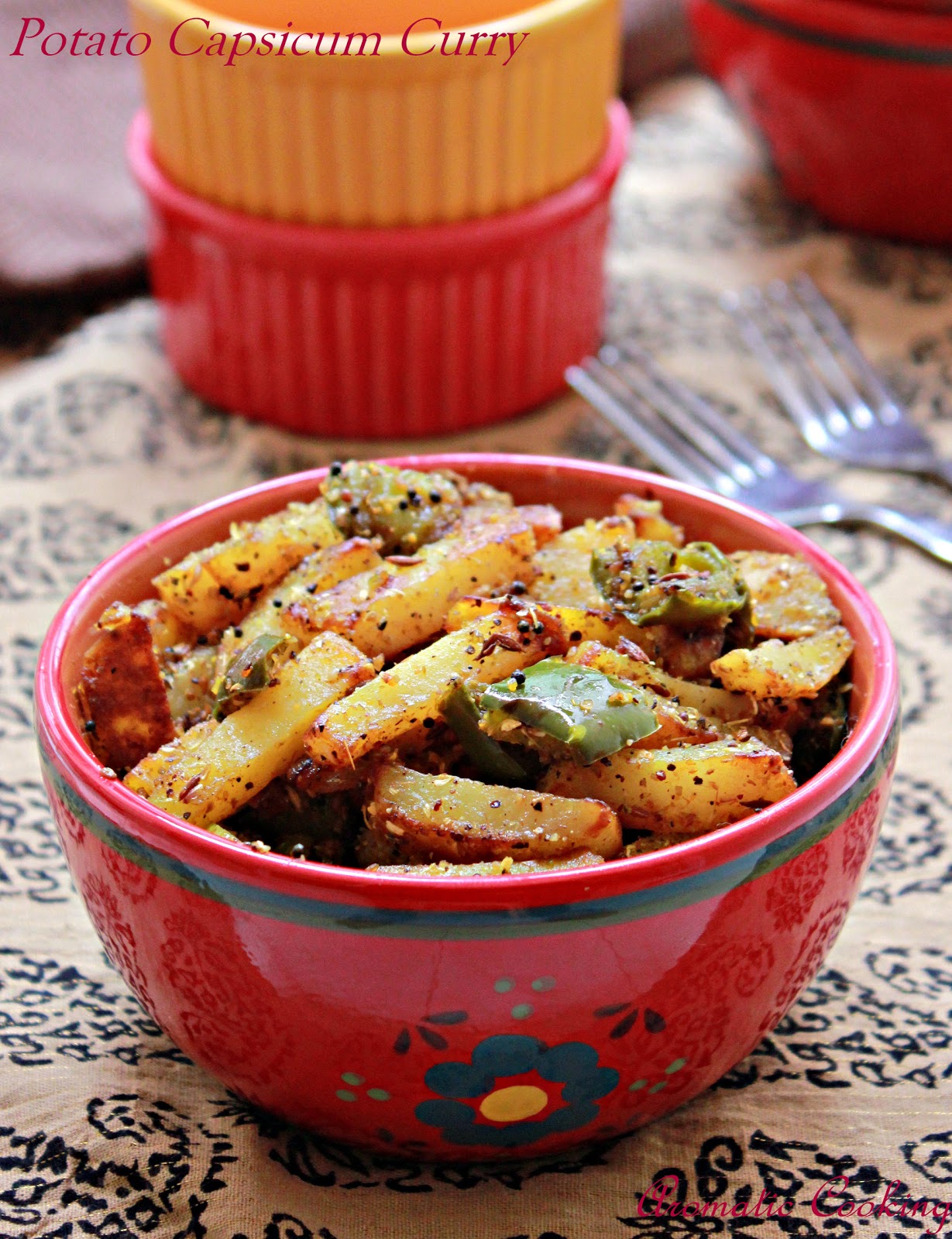 Aromatic Cooking: Potato Capsicum Curry