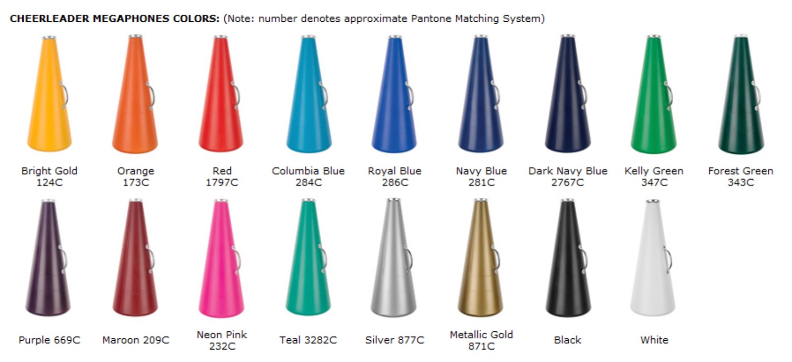Megaphone Maven: Megaphone Colors
