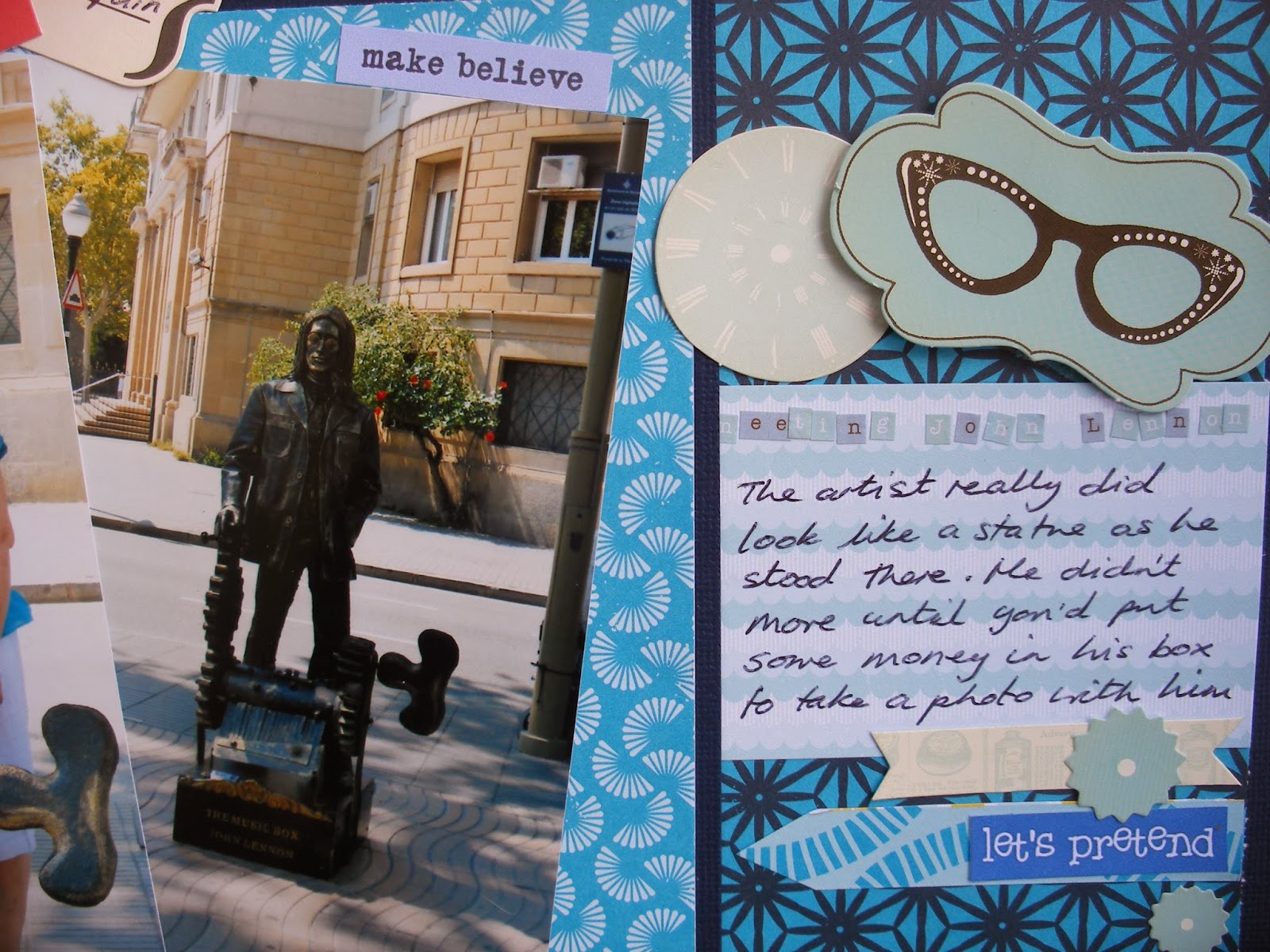 scrappyjacky: Meeting John Lennon in Barcelona!!