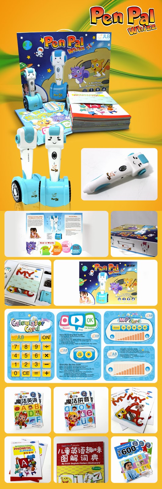 Edu House: PENPAL Reading and Talking Pen (Recording, USB, MP3) for English and Mandarin Books ...