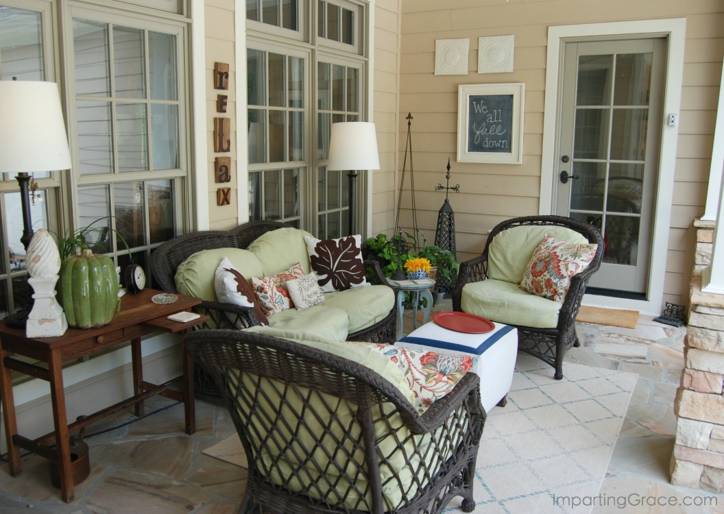 Imparting Grace: Autumn on the front porch