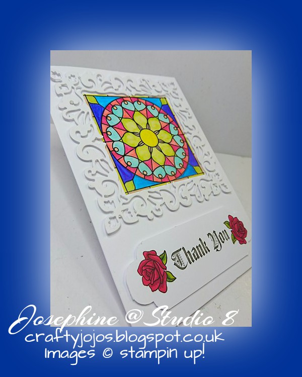 Crafty JoJo`s Blog: Stained Glass Window Card
