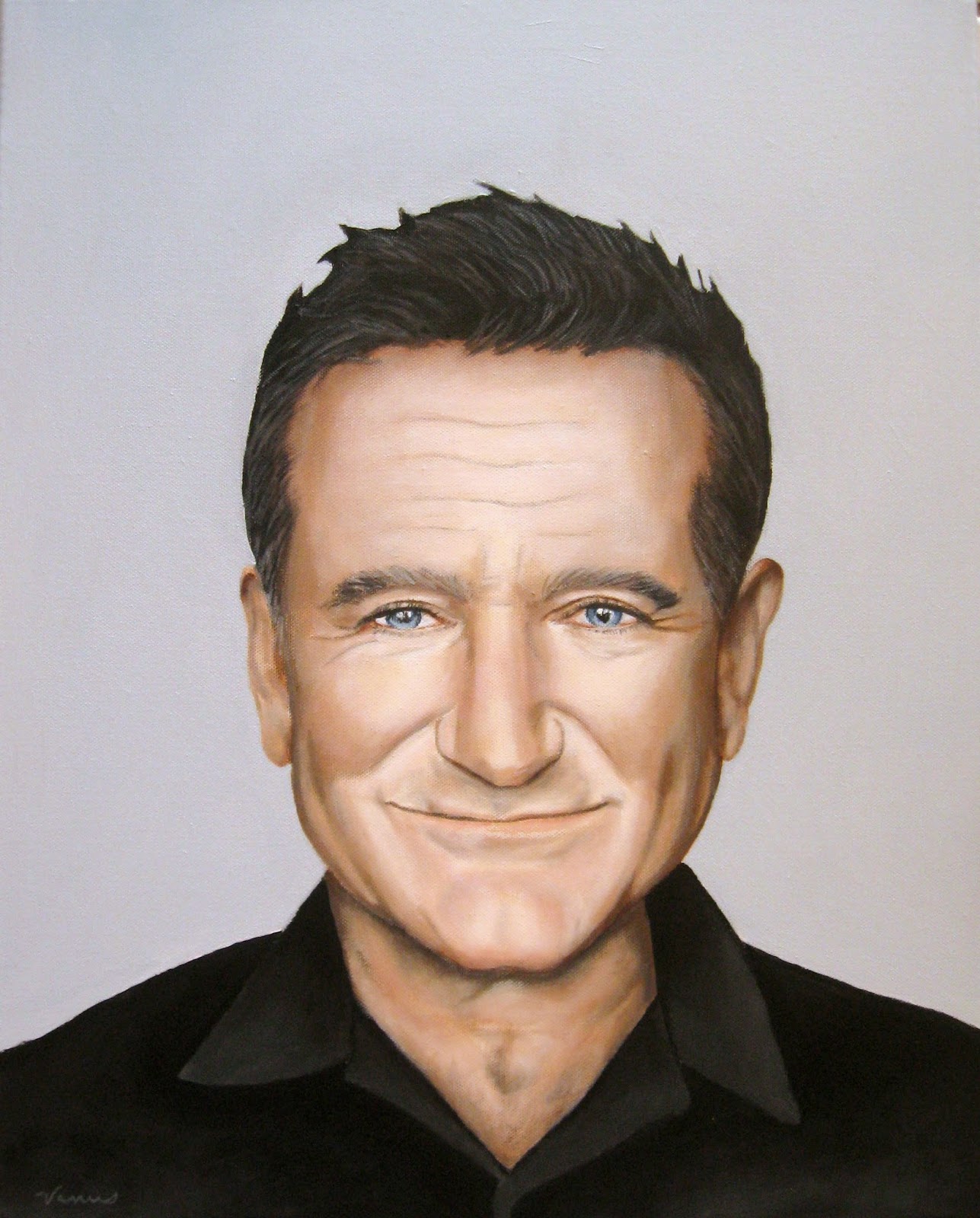 The Art of Venus: Robin Williams Portrait Painting