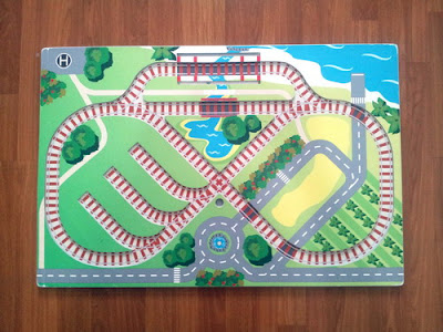 moshe things: Train Playboard for Ezra