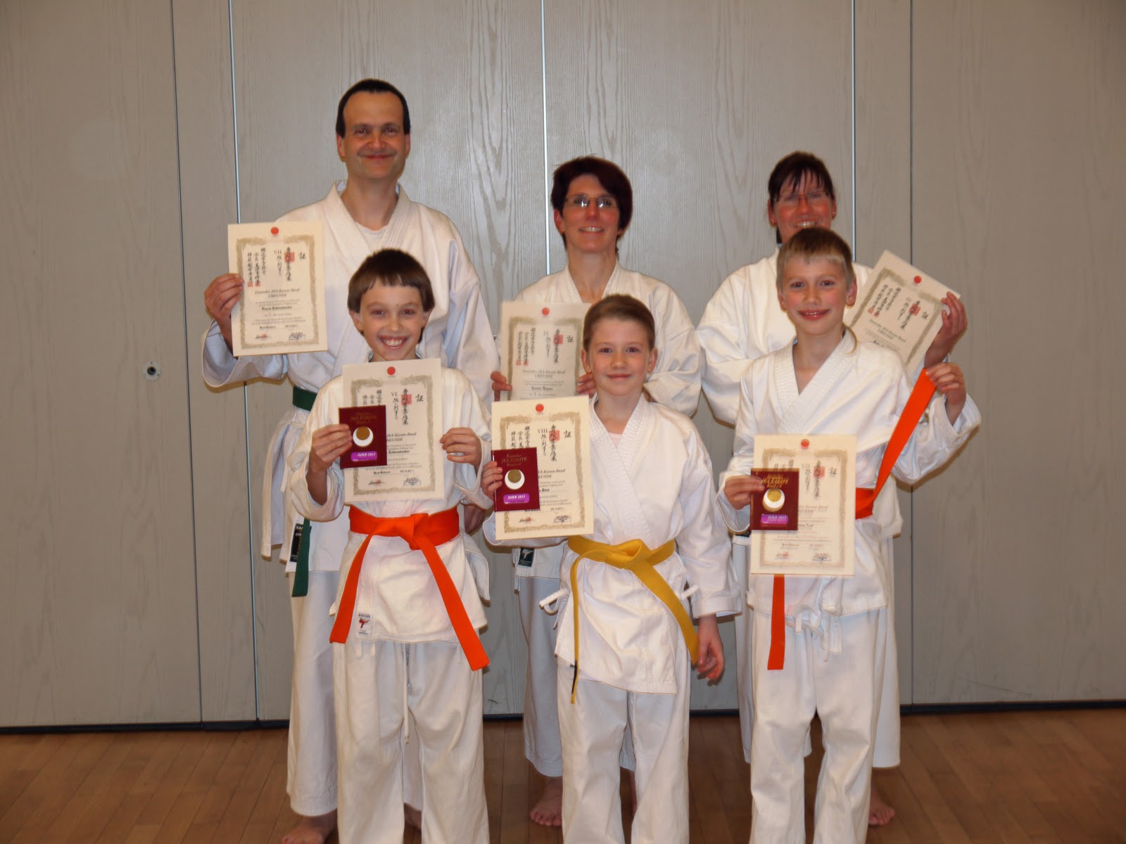 Karate Groß-Bieberau e.V.: Neue Kyu-Grade in Groß-Bieberau