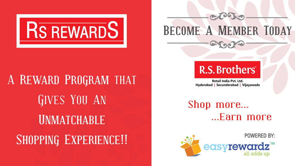 RS: Now Shopping with ‪#‎R‬.S.Brothers is more fun! Earn points every ...