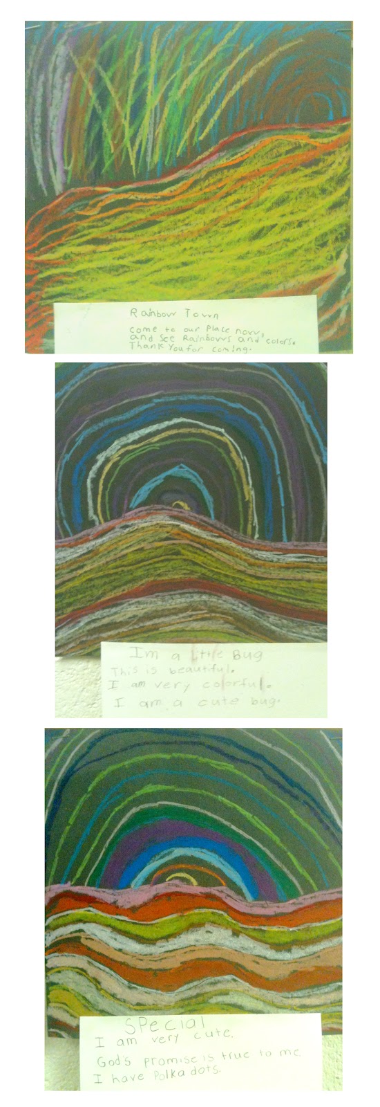 St. Paul's Lutheran School Art Class: 2nd Grade: Rainbows and Haiku Poems
