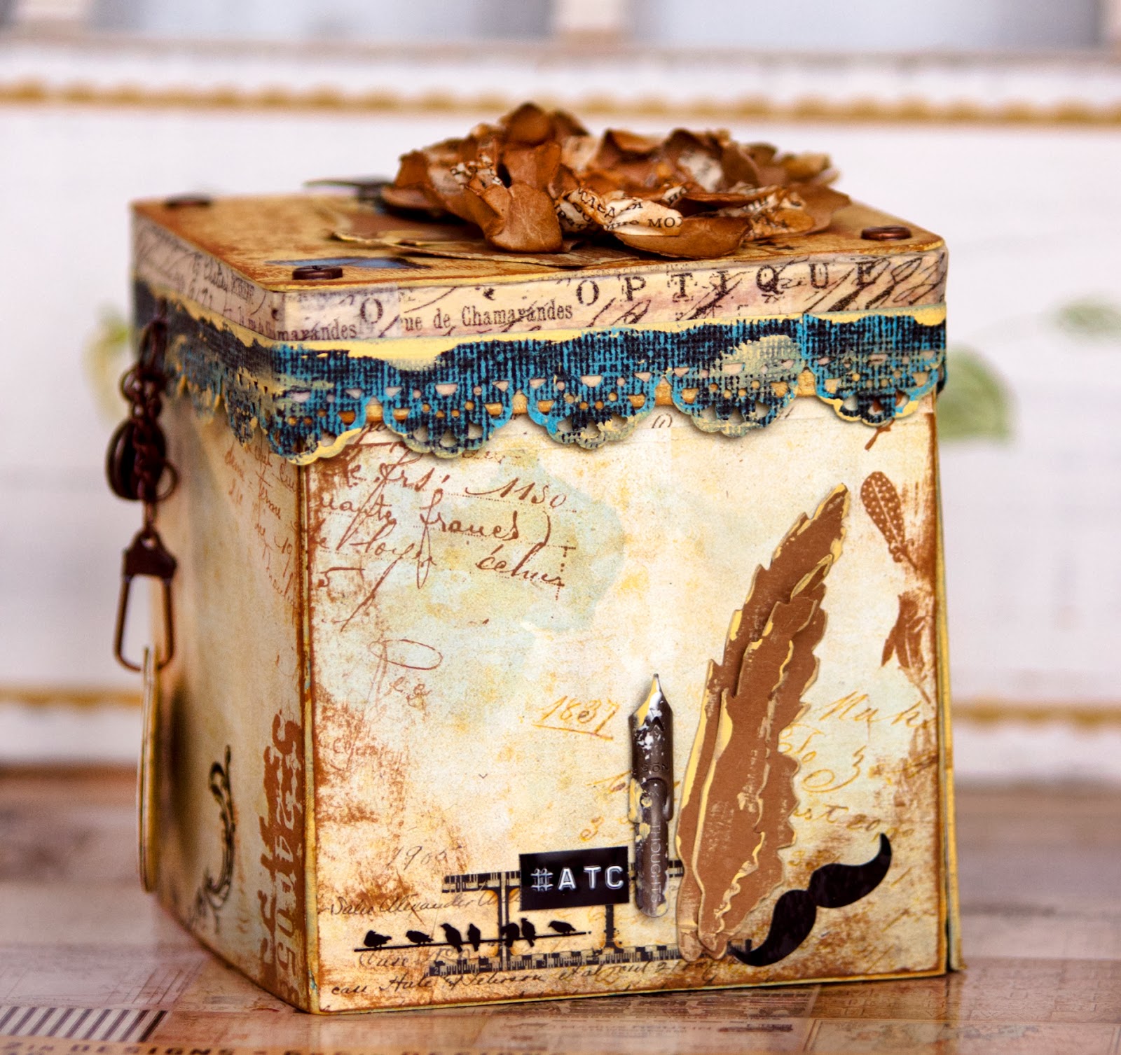 scrappylicious : ATC storage box