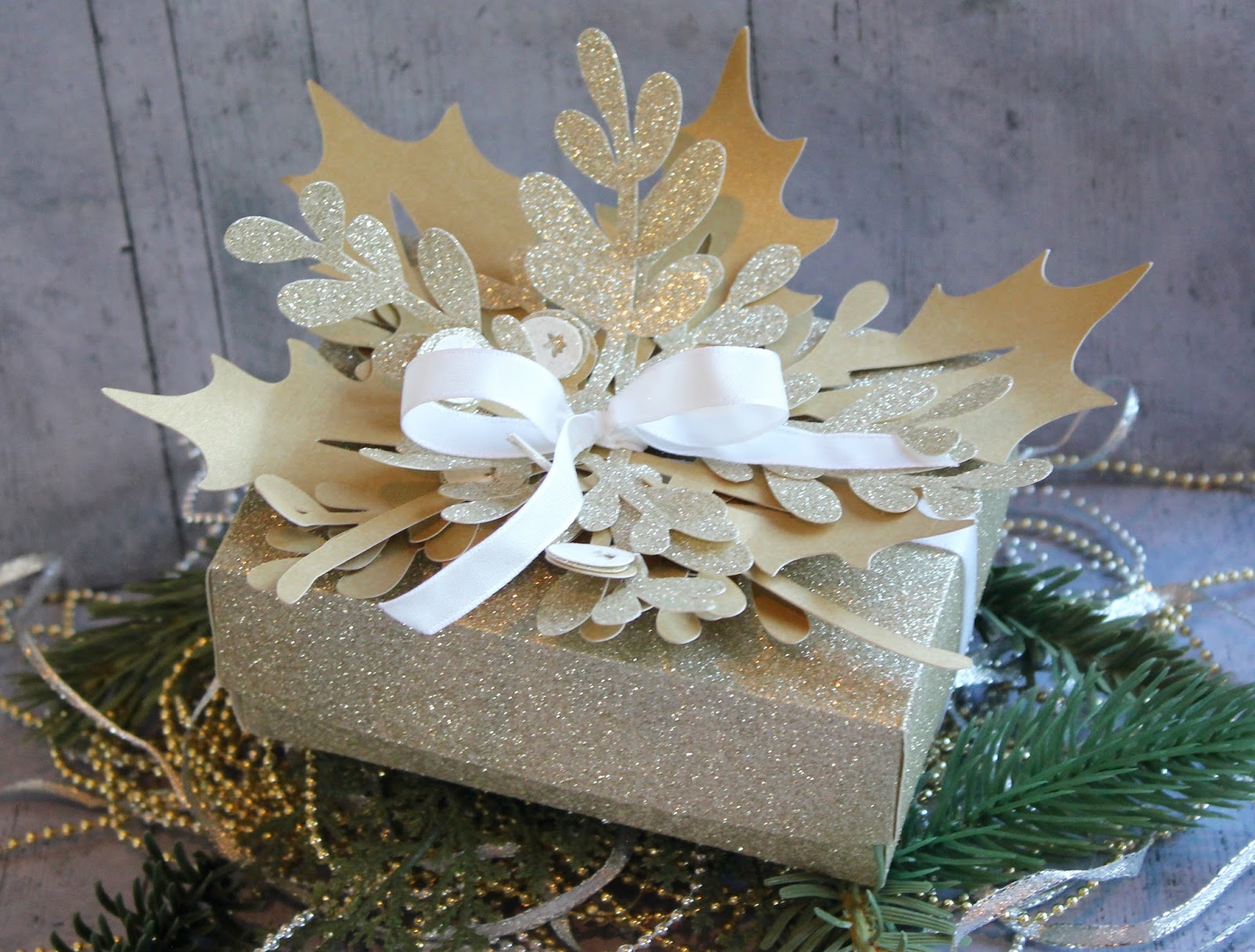 This and That: Gold Glitter Box