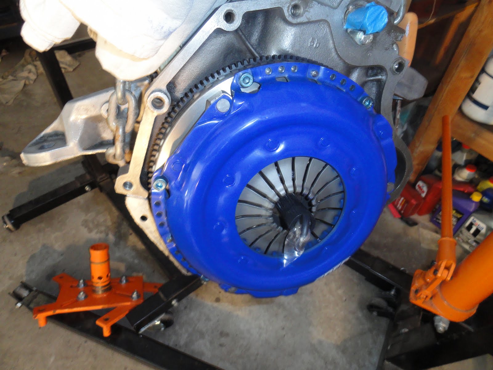 Audi 80 20v Turbo upgrade: clutch install