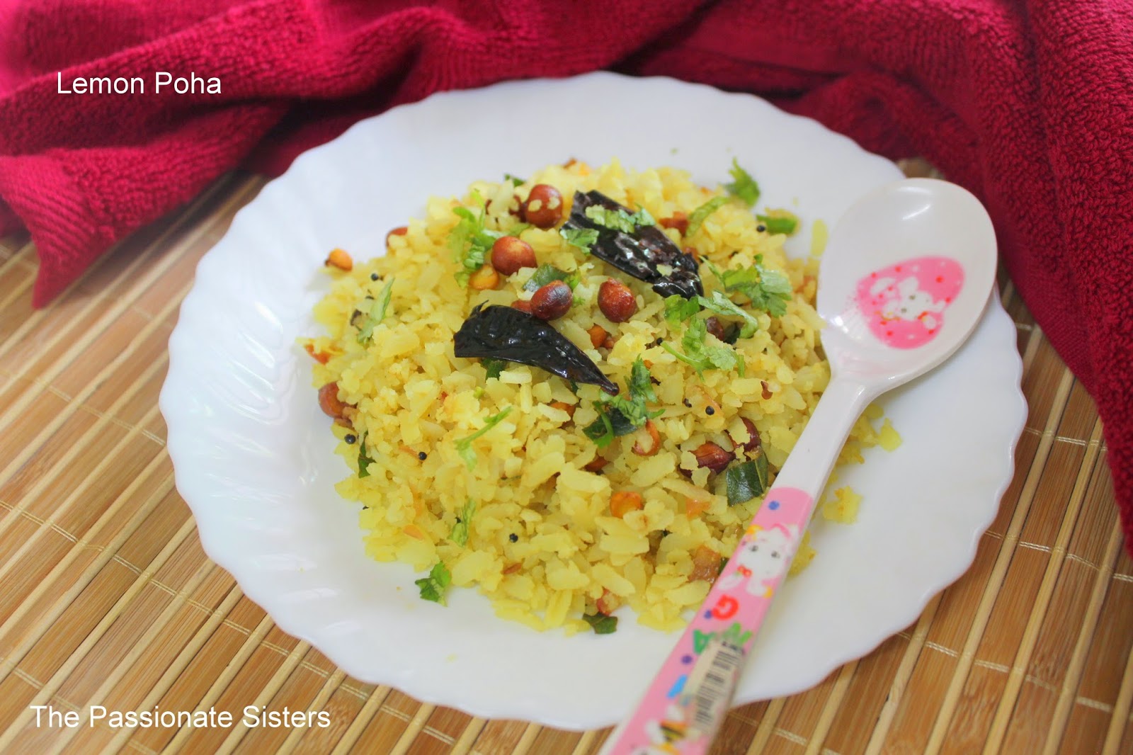 The Passionate Sisters: Easy Lemon Poha (Lemon Aval)