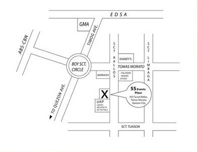 Roam Manila: How To Go To 55 Events Place in Timog