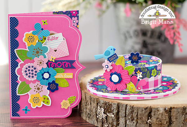 Doodlebug Design Inc Blog: Hello | Mother's Day Card and Gift Box by Brigit