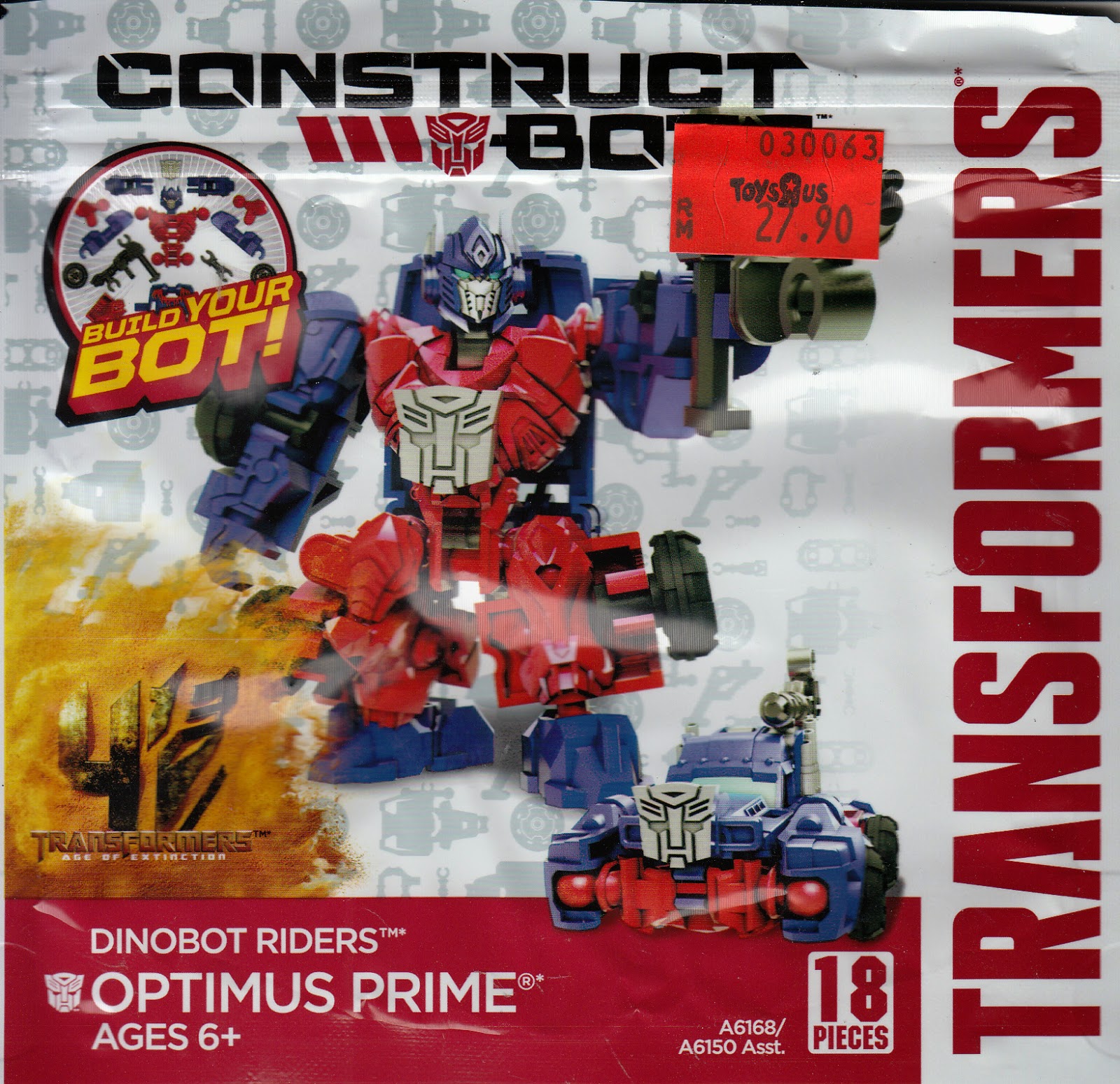 Loot of the Day: Construct-Bots - Dinobot Riders - Optimus Prime