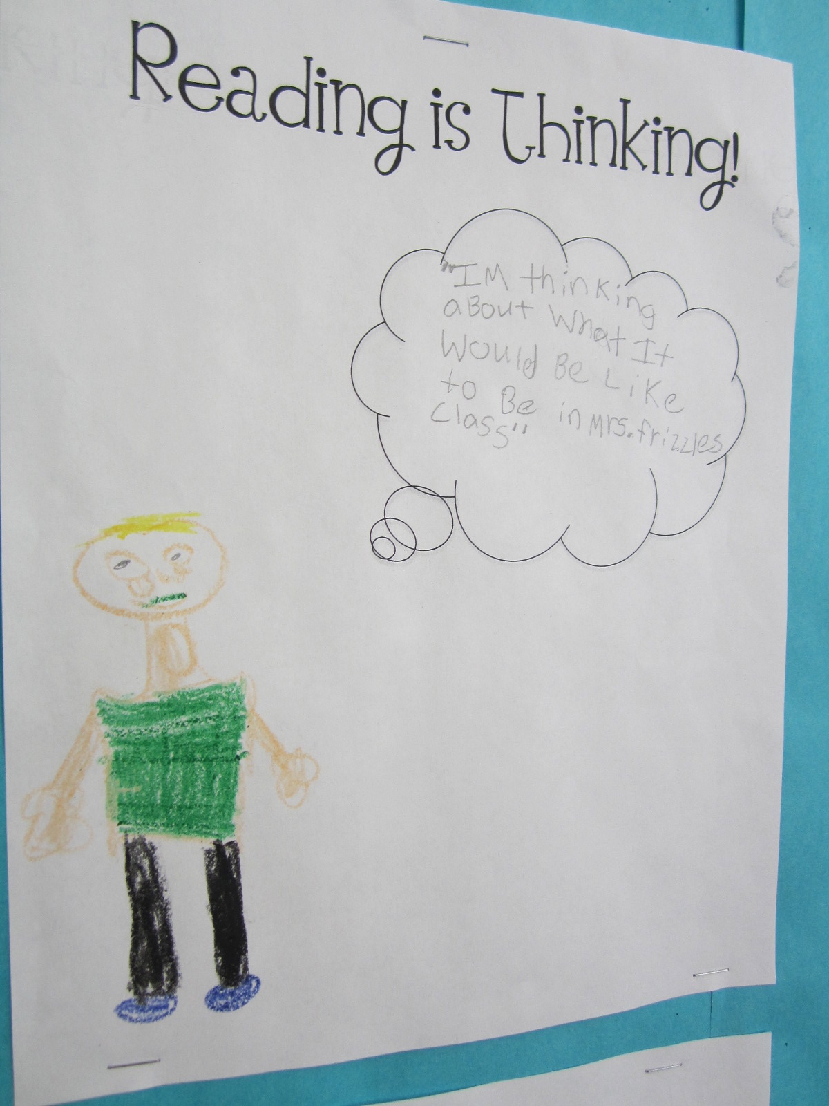 Lacy's Letters: Reading Is Thinking!