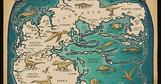 El Pensieve de Dinorider: Mapas de Pangea