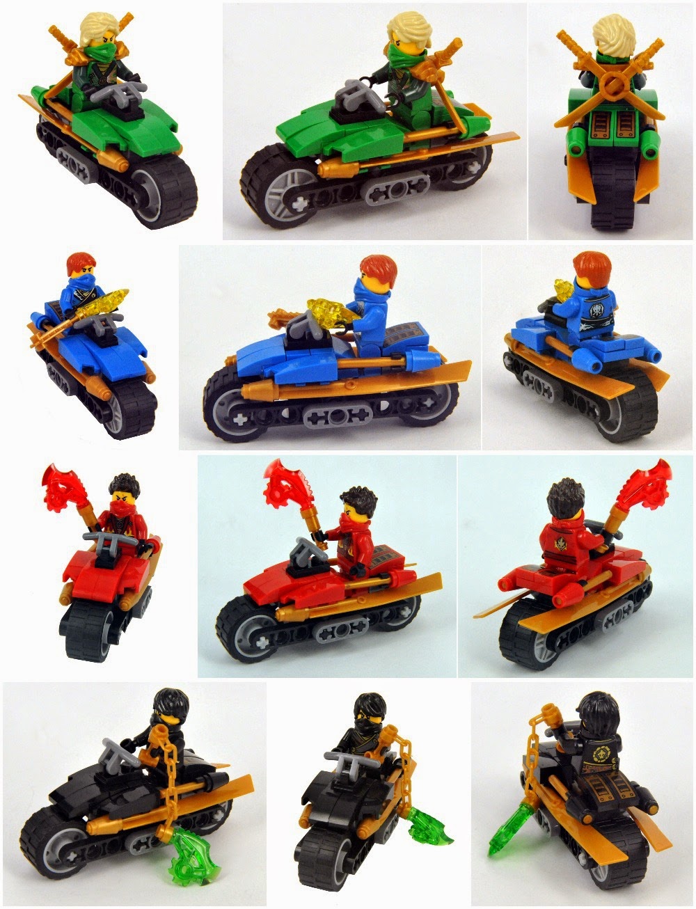 Lego " NinjaGo MotorCycle " Merek Sheng Yuan ( SY ) | Papoyz