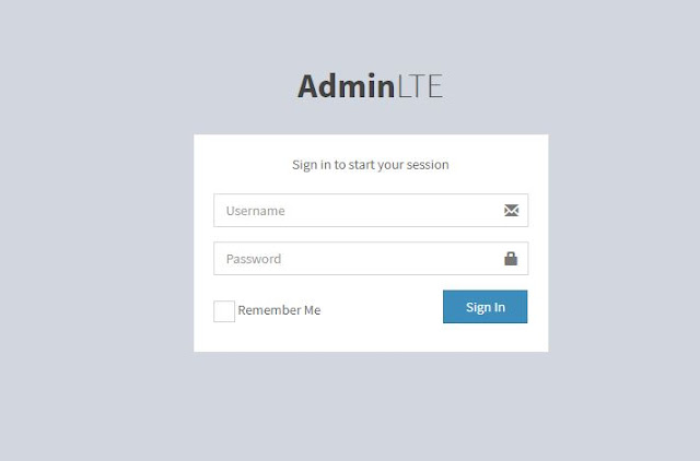 Membuat login codeigniter template adminlte2 || Part 1