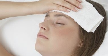 Why do we place a wet cloth on the forehead of a patient suffering from ...