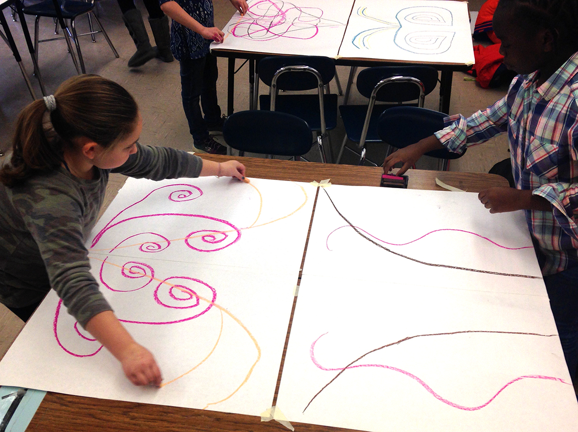 My Adventures In Positive Space: Kinetic Drawings