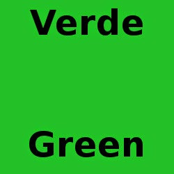 Mi Palabra Del Día: Los colores, verde - green.