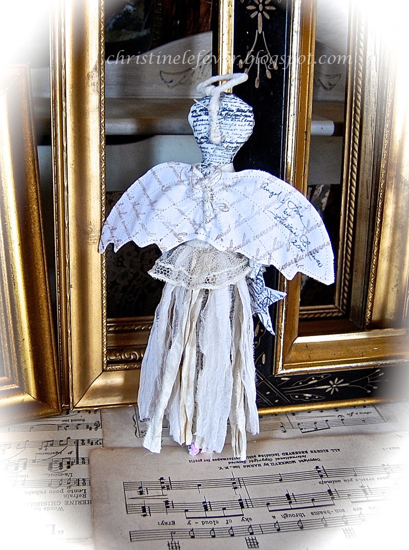 Christine LeFever: Cloth Angel Doll ~ New Design