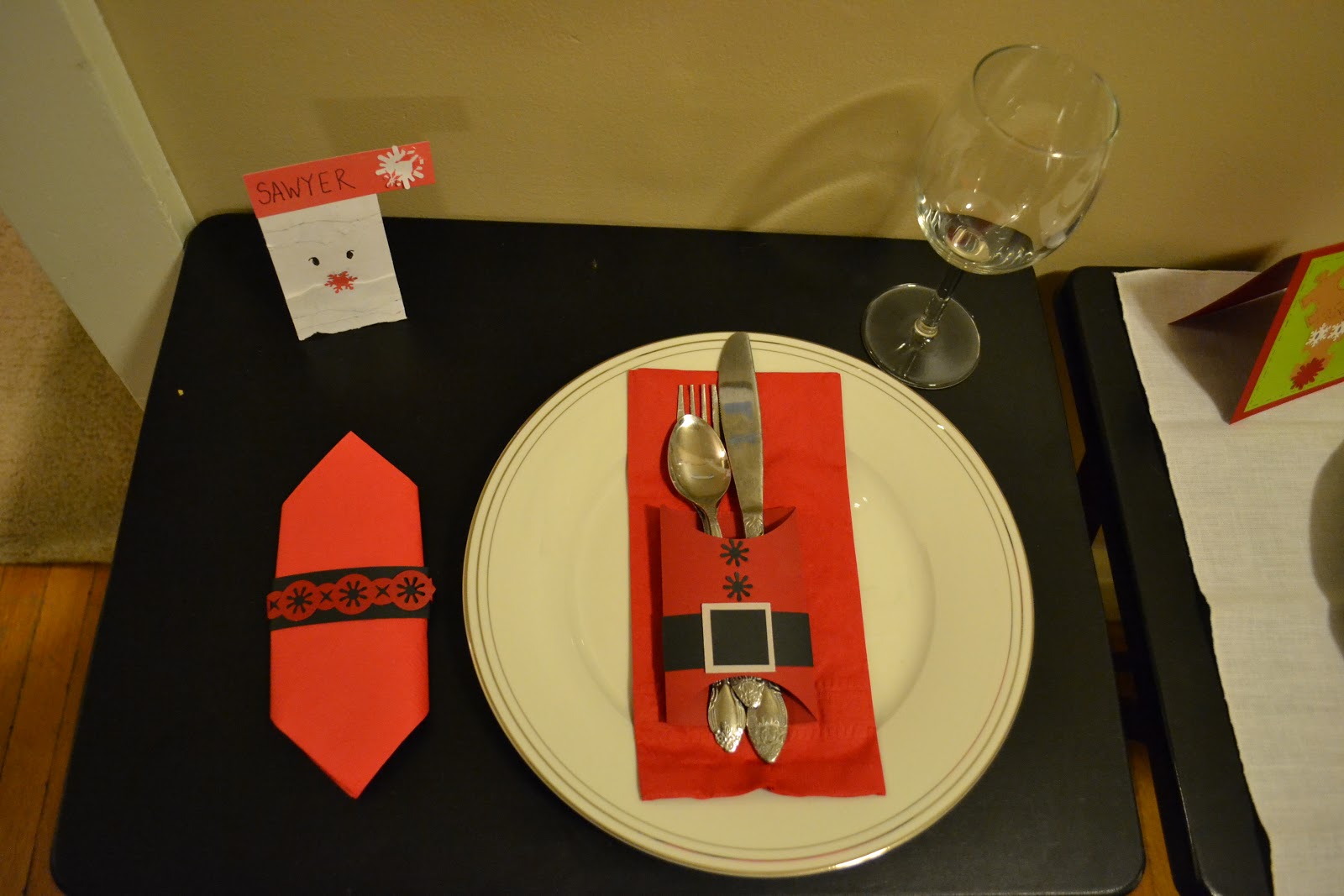 Sher Your Scraps: Santa Place Marker