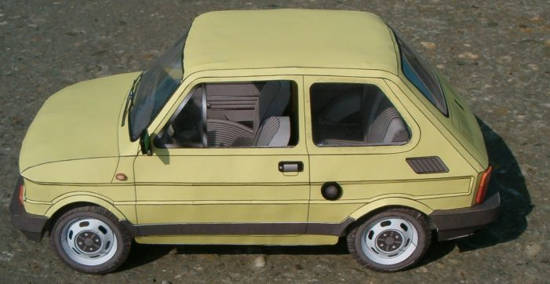 あなたの作りたいを刺激するペーパークラフト リンク データーベース Papercraft Link DataBASE: Fiat 126P ...