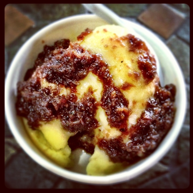 Brewed Thoughts: Green mango ice cream with bagoong