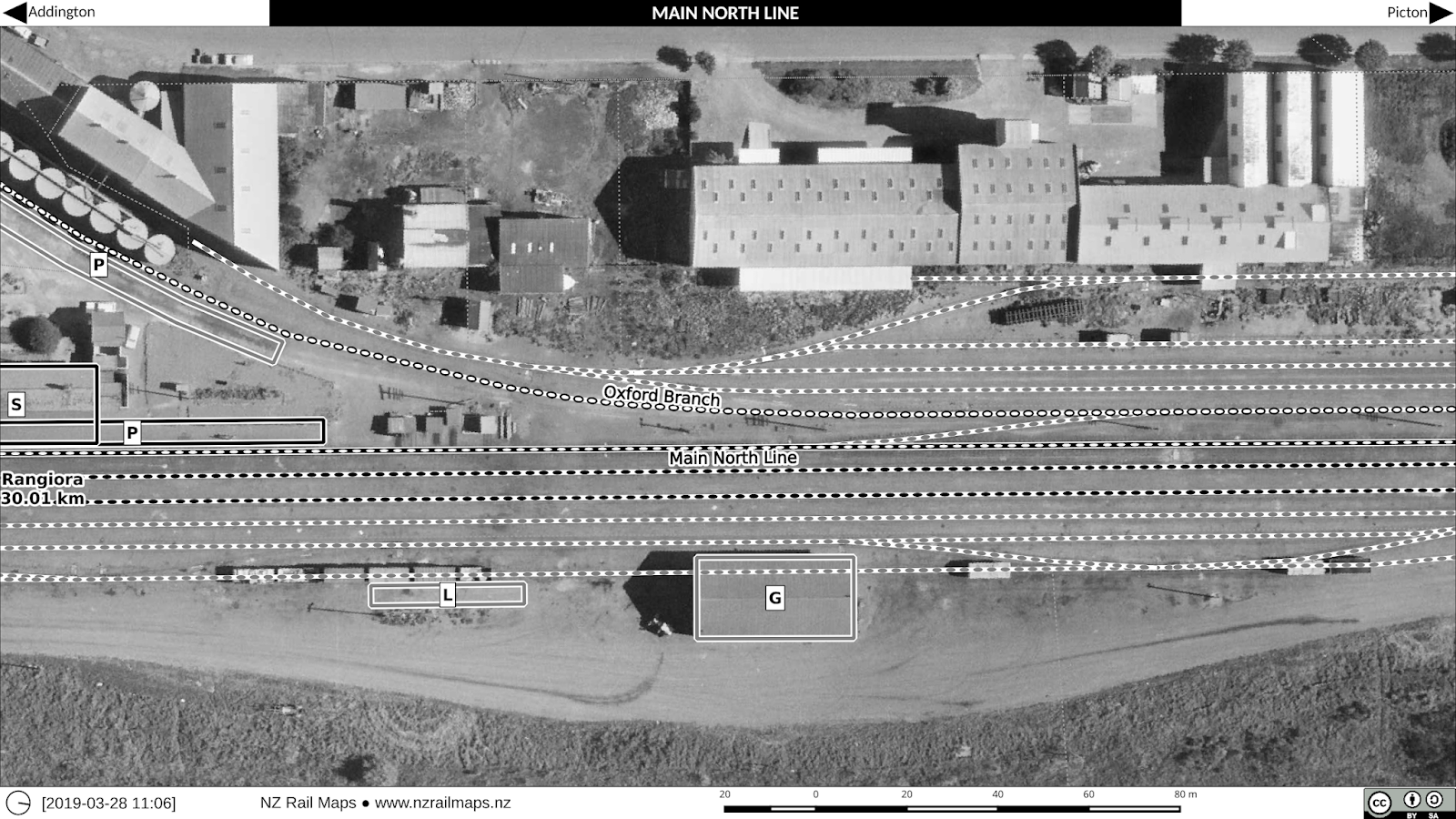 Main North Line [14]: Rangiora – New Zealand Rail Maps