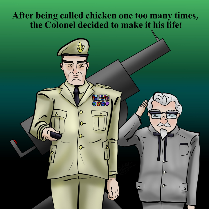 Oddly Aberrant: You're in the Army now, Colonel Sanders!