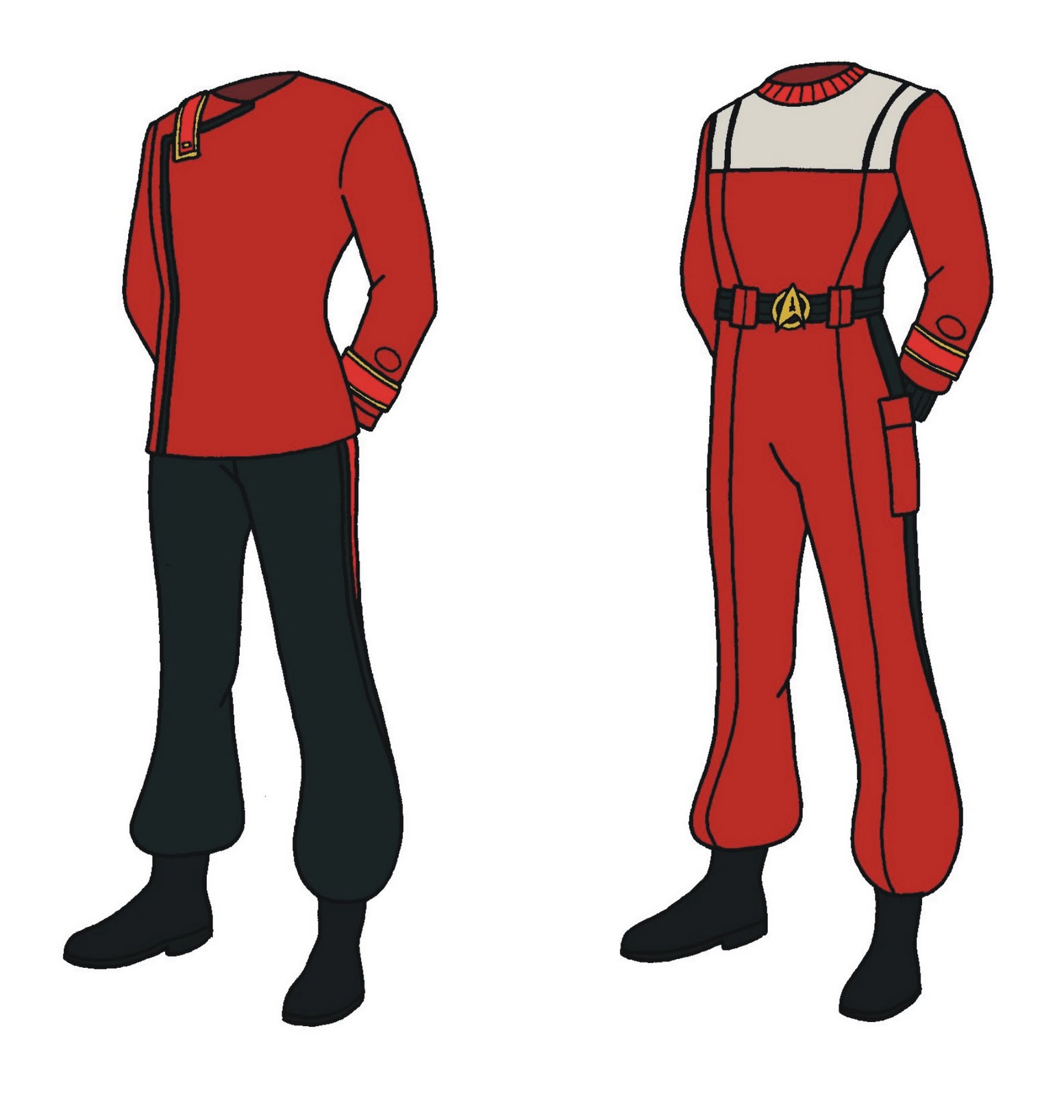 Star Trek Warrior: Starfleet Uniforms 2340s