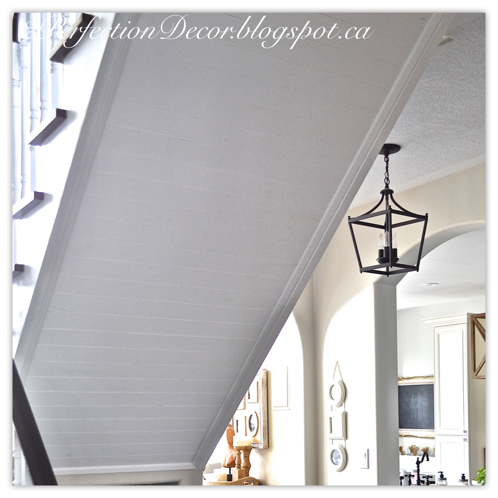 Planked Forest Step Ceiling - Home Designs