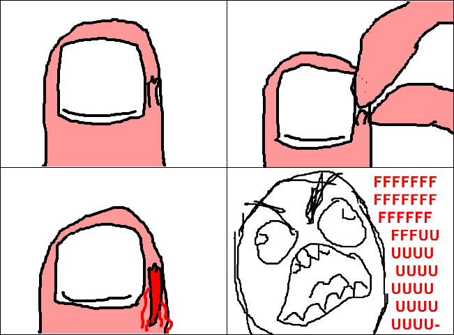 LPT: Get rid of those tiny flaps of skin next to your fingernails with ...