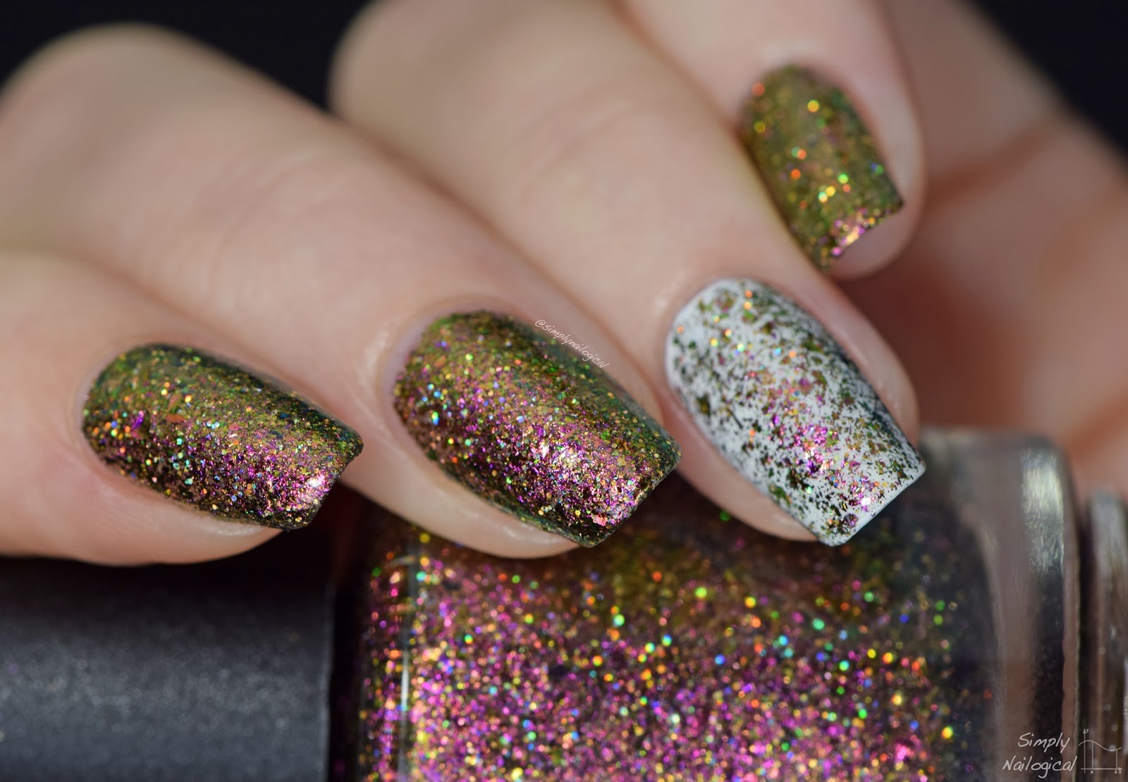 Simply Nailogical: Starrily flakies: Get excited for some flakie porn