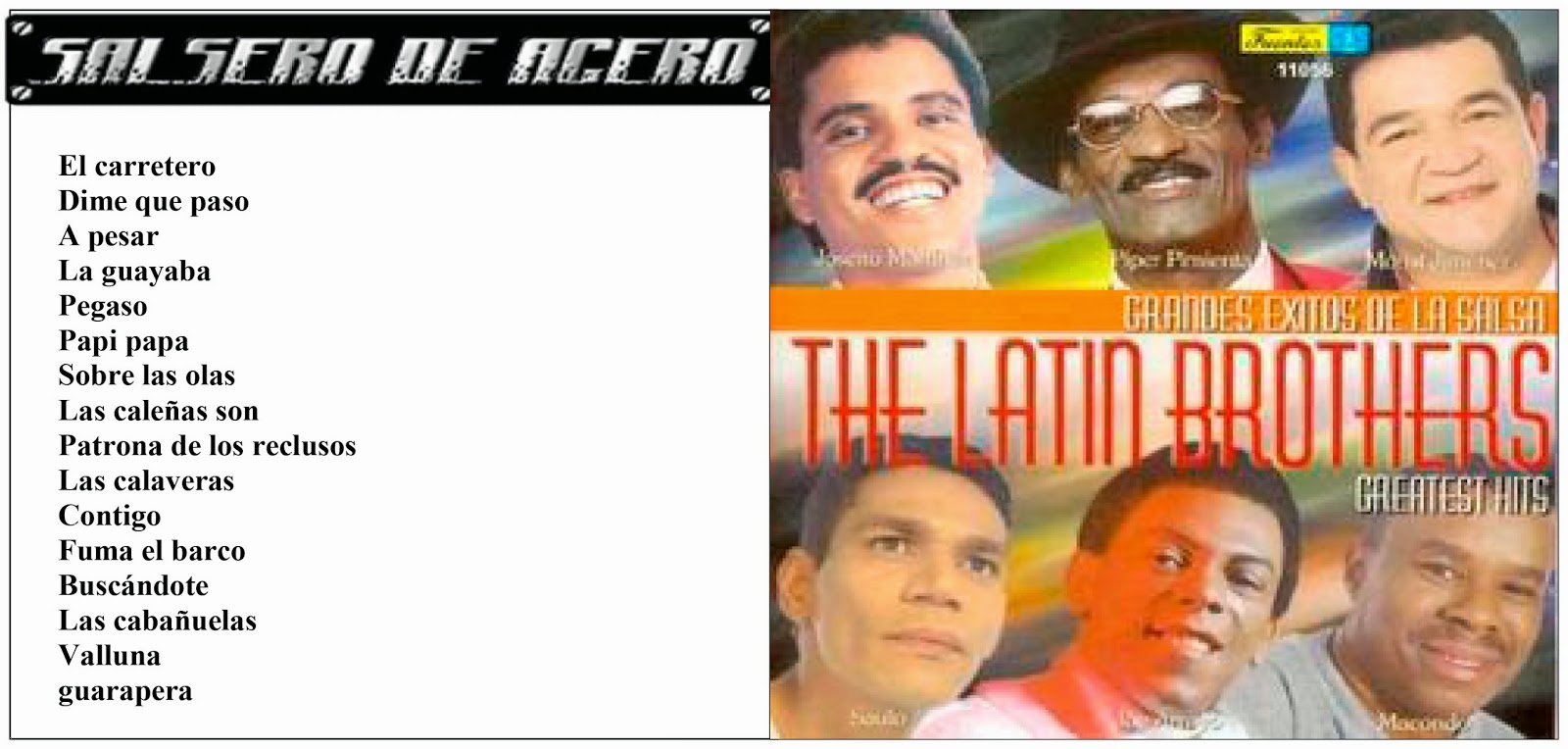 El Salsero de Acero: The Latin Brothers - Grandes Exitos de la Salsa