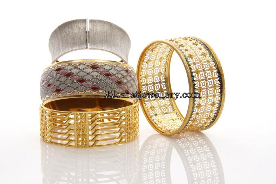 Broad Bangles Gallery - Jewellery Designs