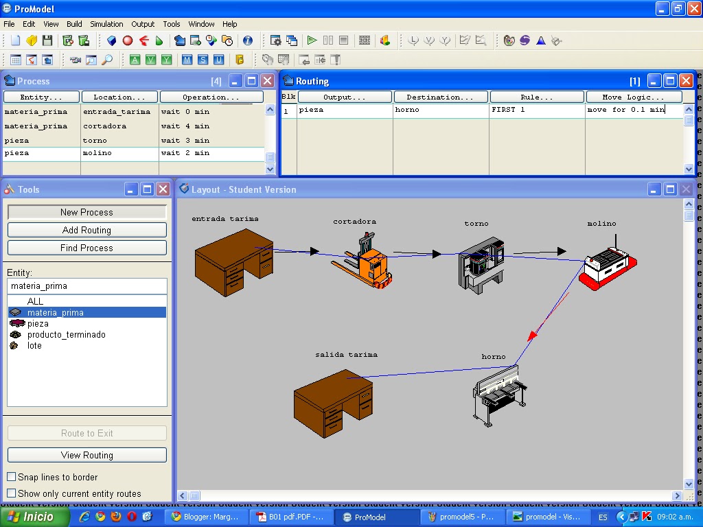 Cesar -Trabajos: Promodel 1