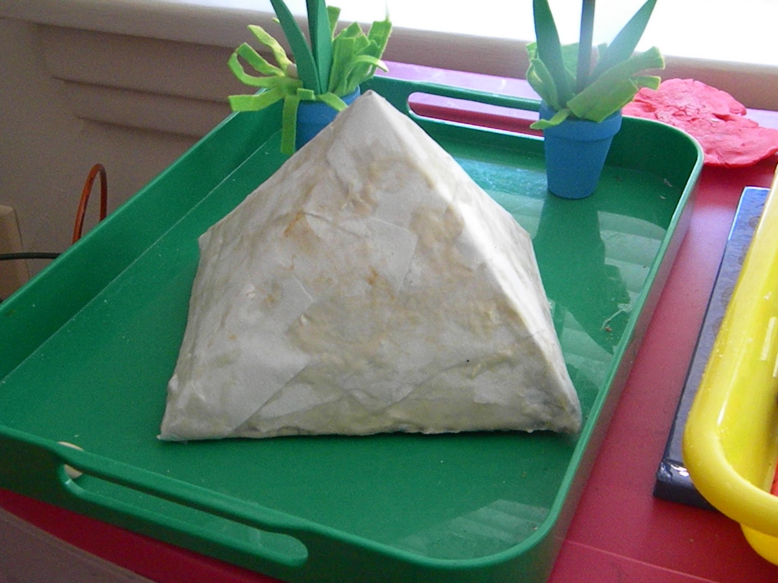 muck and nettles: Papier Mache Pyramid