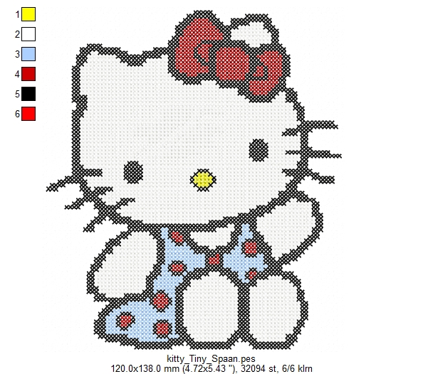 Cross Stitch : Hello Kitty Cross Stitch