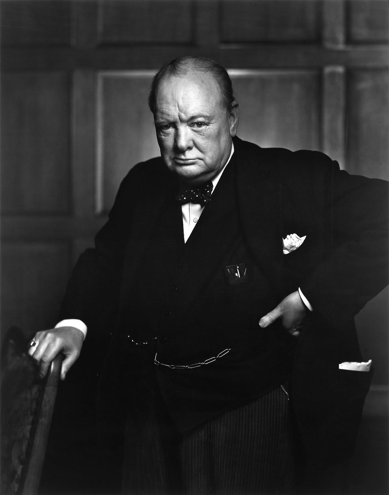 Colors for a Bygone Era: Winston Churchill, 1941, colorized