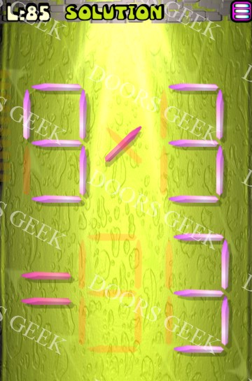 Matches Puzzle [Episode 12] Level 85 Solution ~ Doors Geek