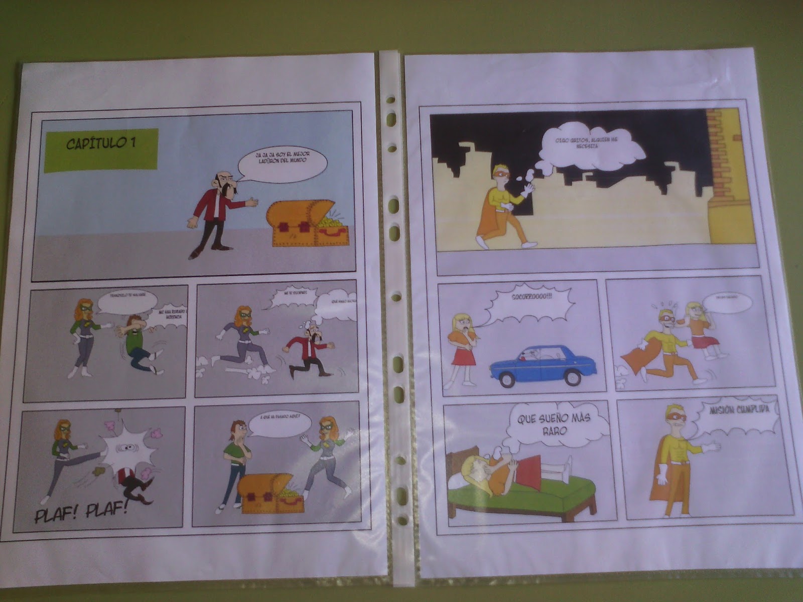 LOS LEONES DE CUARTO Y QUINTO: Nuestros pasos para elaborar un cómic.