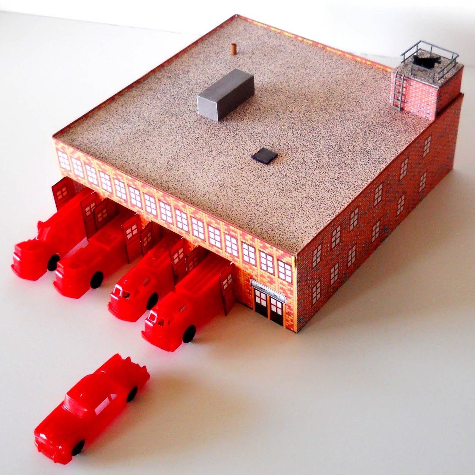 Kellogg's Fire House Project Papercraft | Paperized Crafts